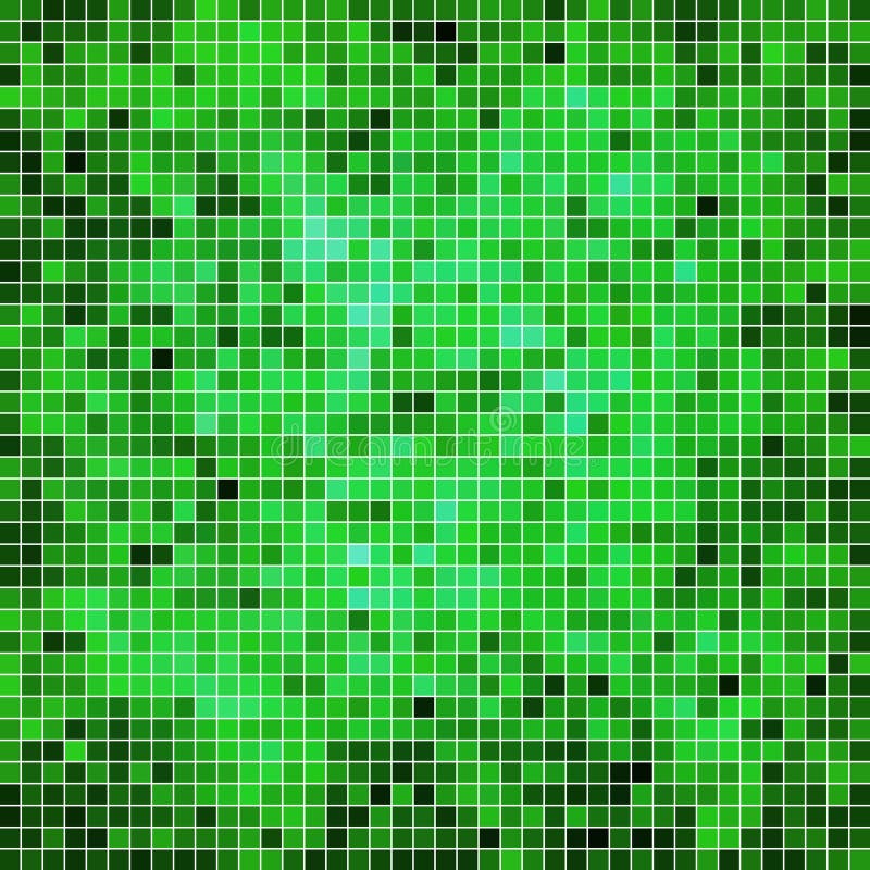 Abstract Square Pixel Mosaic Background Stock Illustration ...