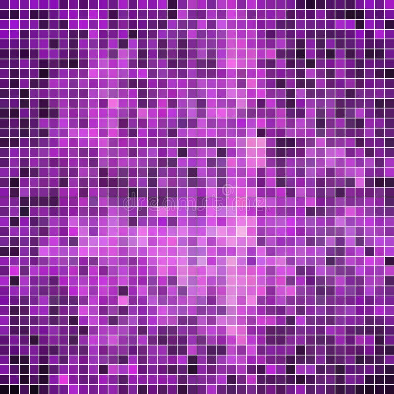 Abstract Square Pixel Mosaic Background Stock Illustration ...
