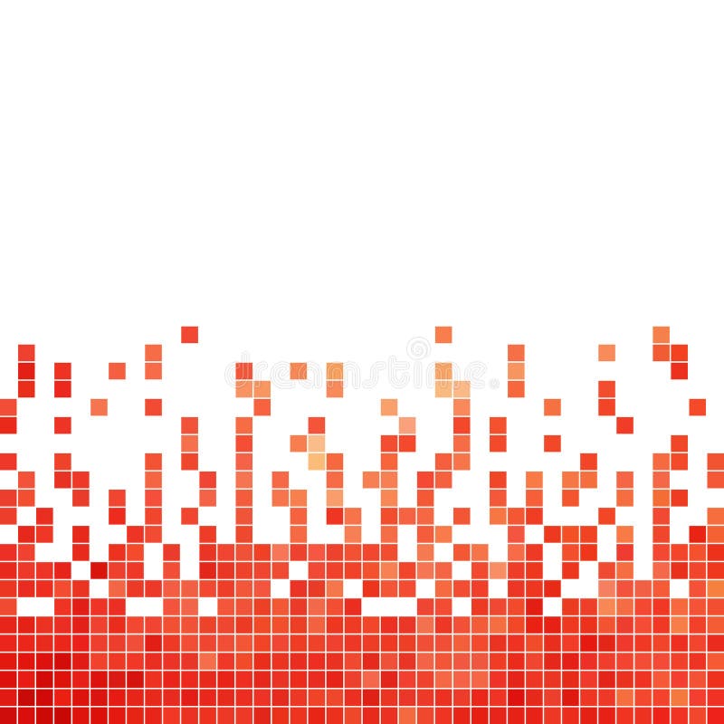 Abstract Square Pixel Mosaic Background Stock Illustration ...
