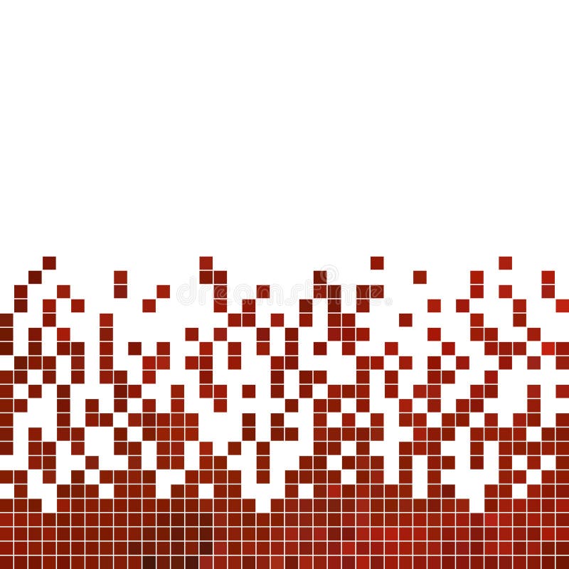 Abstract Square Pixel Mosaic Background Stock Illustration ...