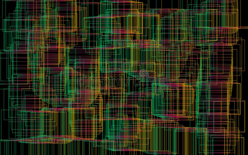 Abstract Square Plexus - - Vector Illustration Stock Vector ...