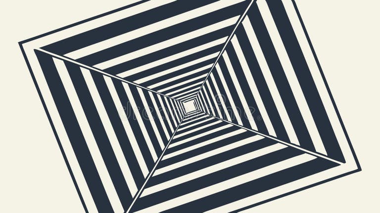 Abstract Square Pyramid Optical Illusion Vector Design, Vector Design ...