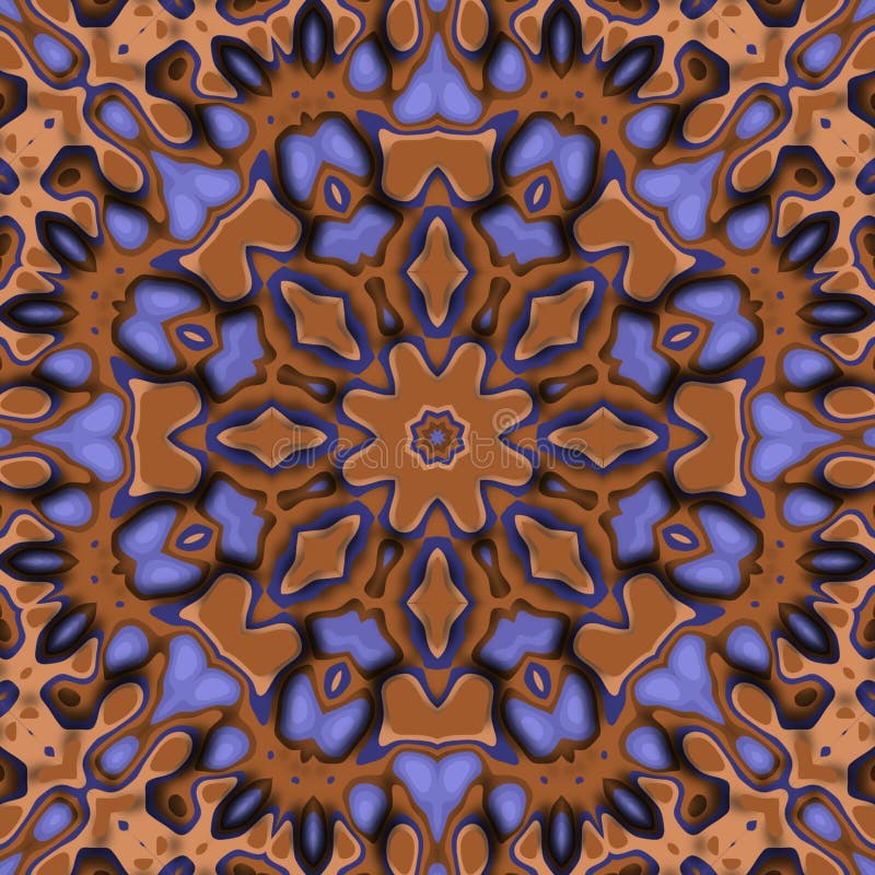 Abstract Square Shape Background. Kaleidoscope Design Stock Photo ...