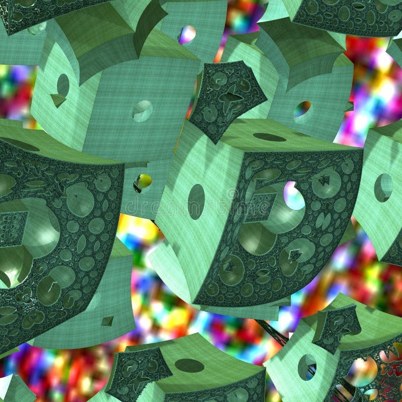 Funky Square Cinco De Mayo Cut Out Card Stock Vector - Illustration of ...