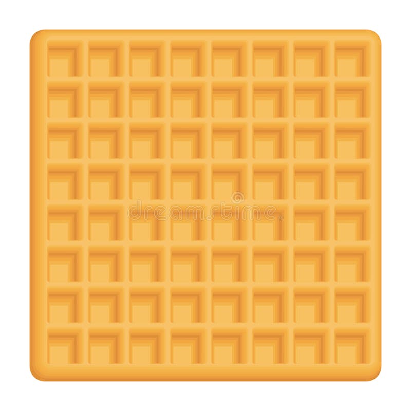 Abstract Square Waffle Pattern Isolated Graphic Illustration Stock ...