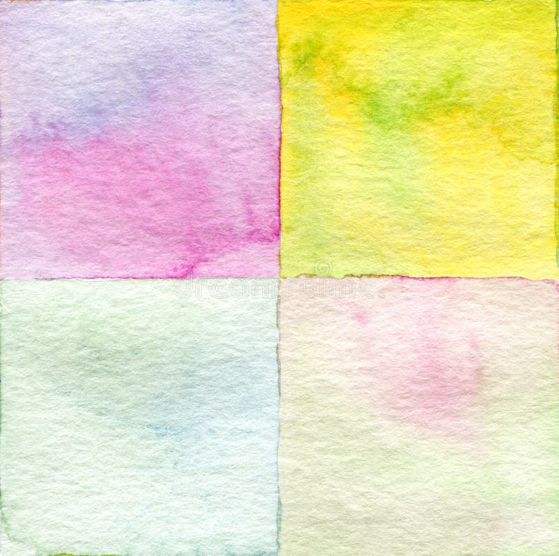 Abstract Square Watercolor Painted Background Stock Image - Image of ...