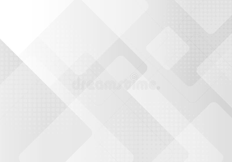 Abstract Square White and Gray Tech Design Template Style of Clean ...