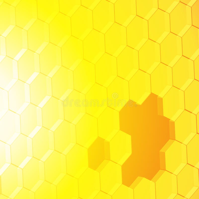 Abstract Square on Yellow Orange Background Stock Vector - Illustration ...
