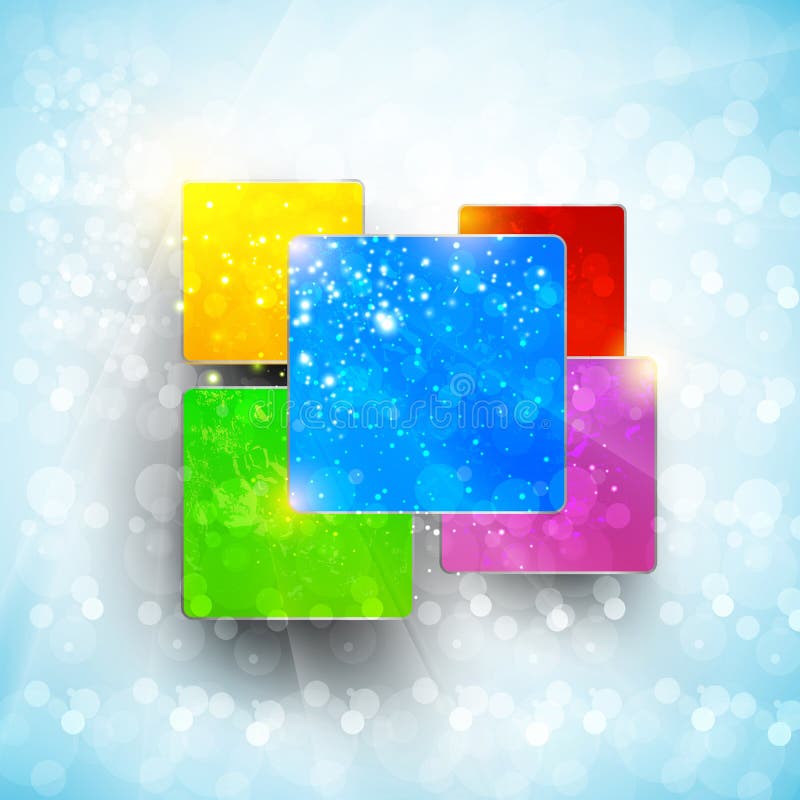 Abstract Squares Background Stock Vector - Illustration of spray ...