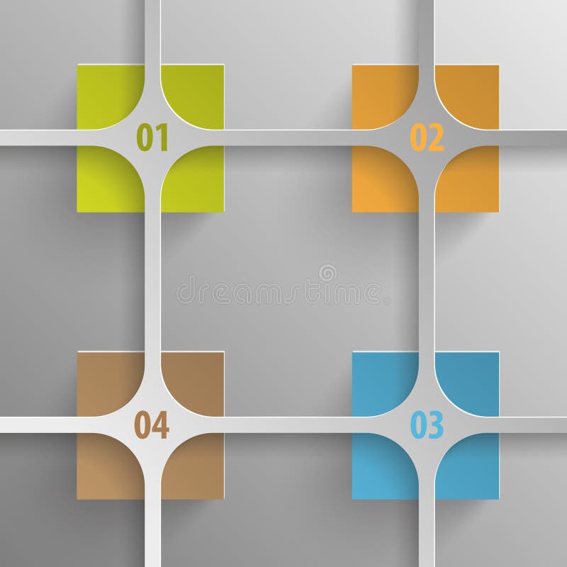 Abstract Squares Data Vector Diagram Infographic Stock Vector ...