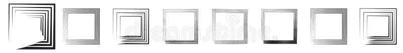 Abstract Squares Graphics. Vector Squares Element Set Stock Vector ...