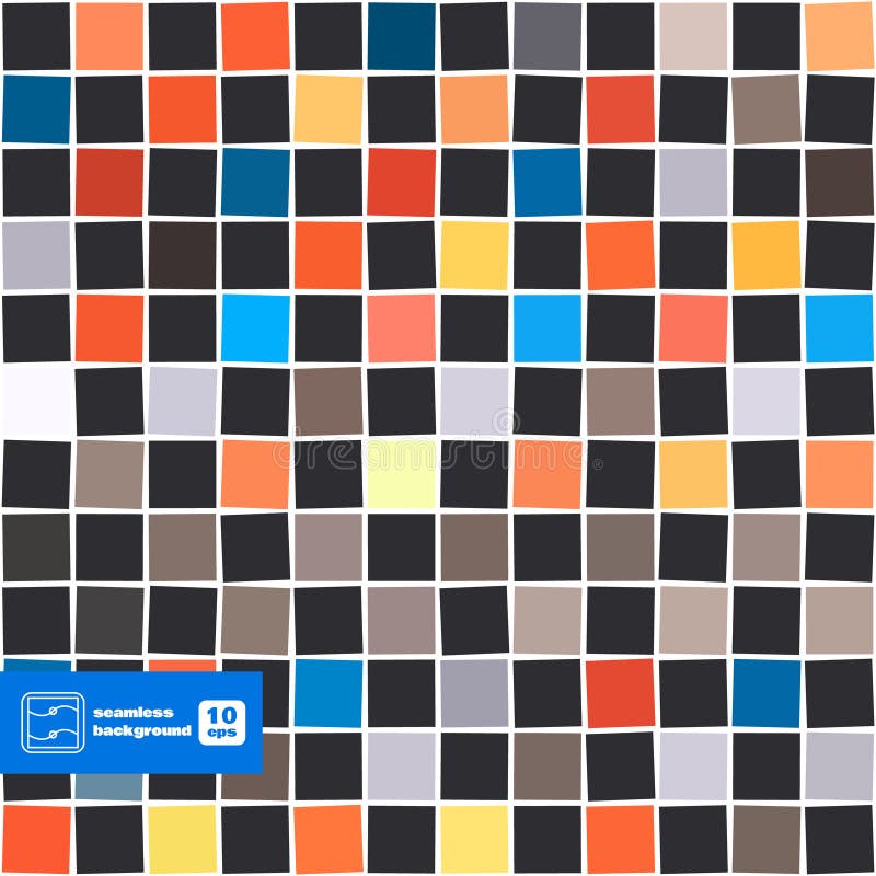 Abstract Squares Seamless Background. Vector Stock Vector ...