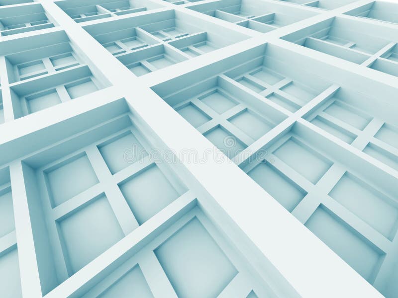 Abstract Squares Structure Design Background Stock Illustration ...