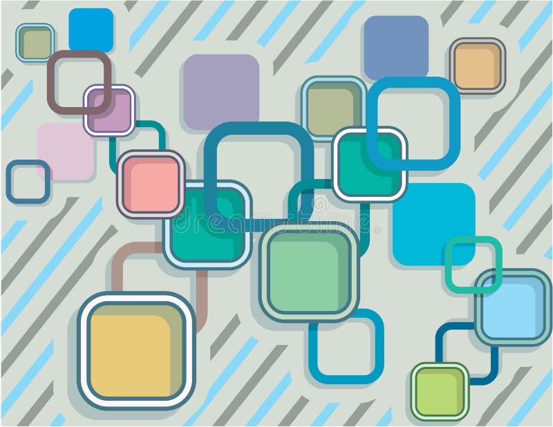 Abstract Squares Vector Illustration Stock Vector - Illustration of ...