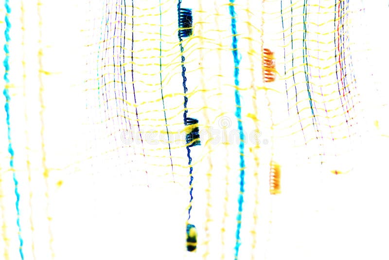 Abstract Squiggle Patterned Flowing Design Stock Image - Image of ...