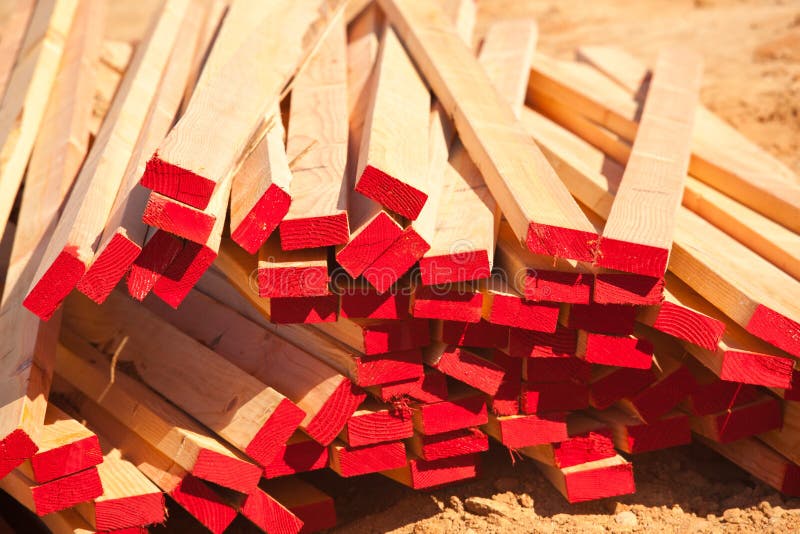 Abstract Stack of Construction Wood Stock Image - Image of pile ...