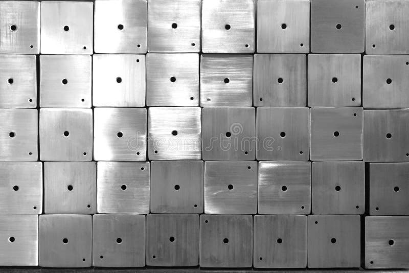 Stack metal cube stock photo. Image of scrap, concept - 122081610