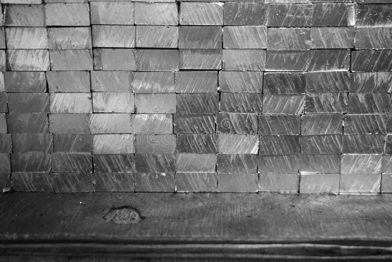 Stack metal cube stock photo. Image of pile, pattern - 125299550