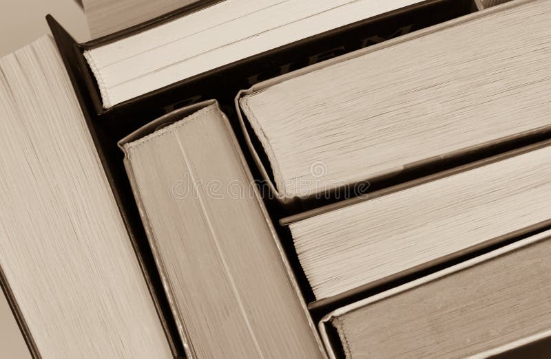 Abstract Stack Books Side View Sepia Stock Photos - Free & Royalty-Free ...