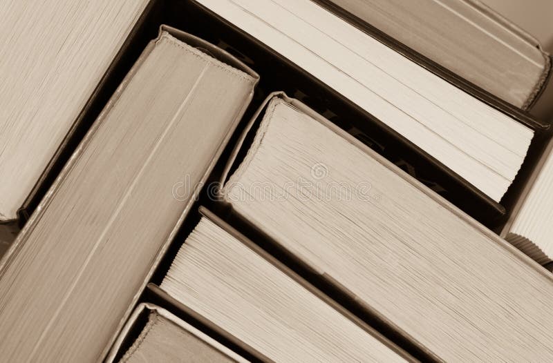 Abstract Stack Books Side View Sepia Stock Photos - Free & Royalty-Free ...