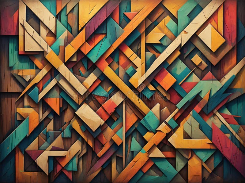 Abstract Stack Wooden. a Spectrum of Multi Colored Wooden Blocks ...