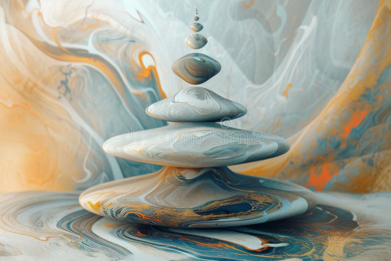 Stacked stones stock photo. Image of culture, stacked - 42342098