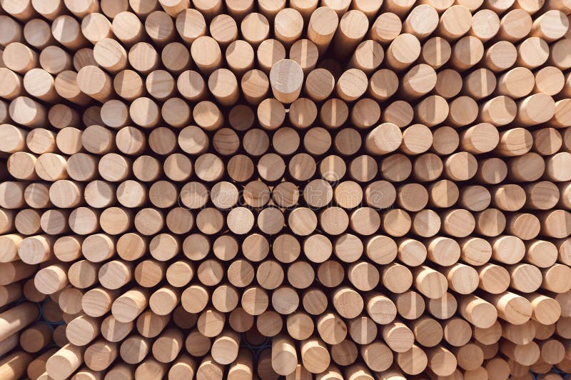 Abstract Stacked Wood Log Background Stock Image - Image of rough ...