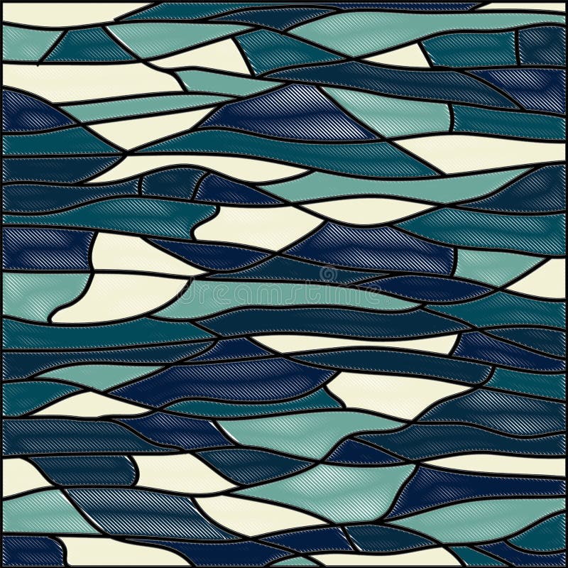 Abstract Stained Glass Background.Vector Stock Vector - Illustration of ...