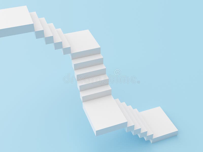 Abstract Staircase. Stairs with Steps, Business Concept Stock ...