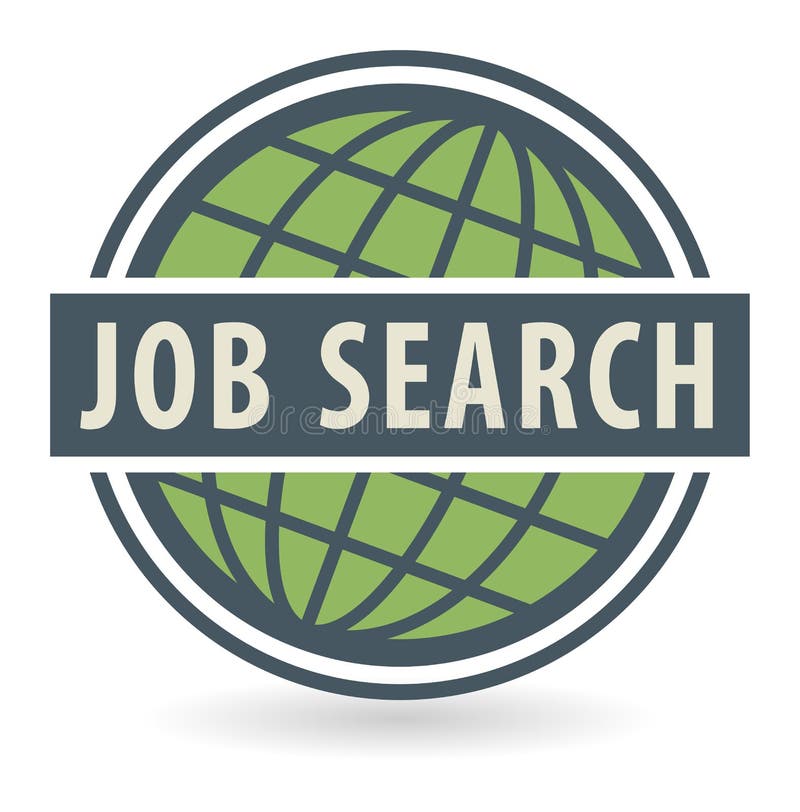 Abstract Stamp or Label with the Text Job Search Stock Vector ...