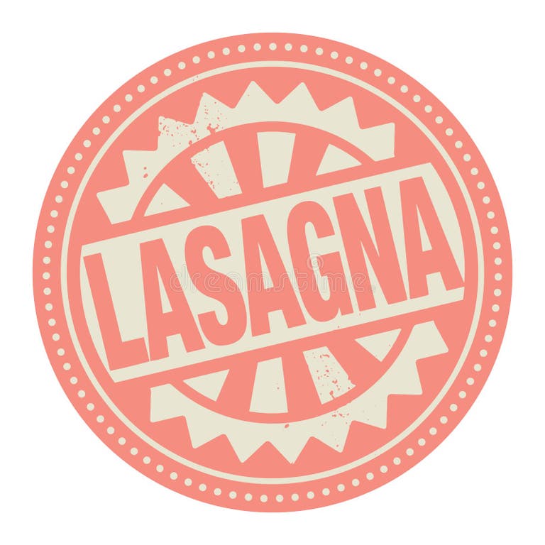 Lasagna Label Stock Illustrations – 135 Lasagna Label Stock ...