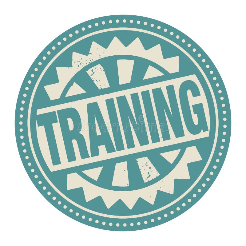 Training stamp stock vector. Illustration of vintage - 122278990