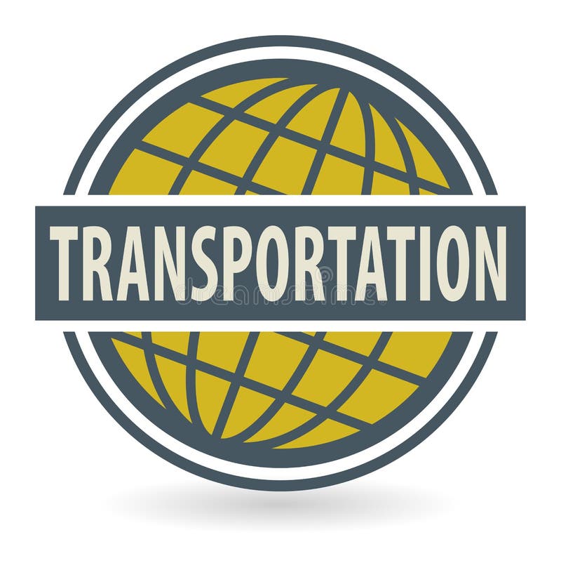 Abstract Stamp or Label with the Text Transportation Stock Vector ...