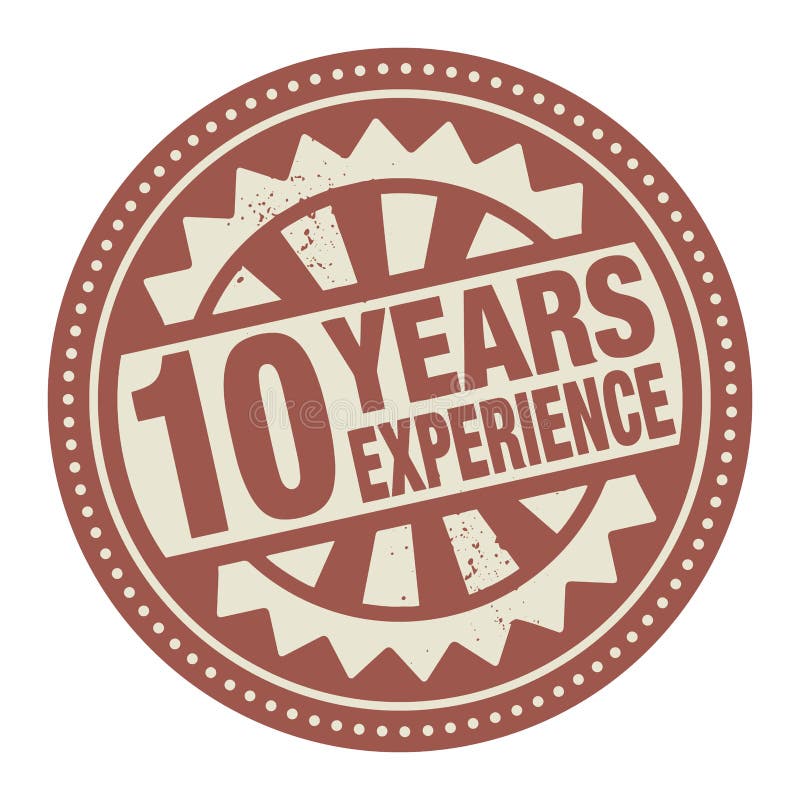 Experience 10 Years Stock Illustrations – 132 Experience 10 Years Stock ...