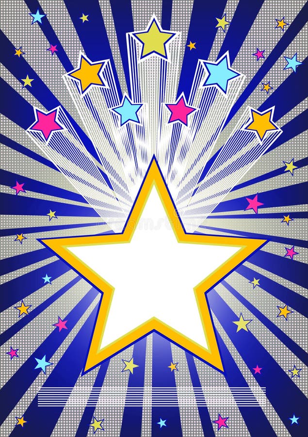 Abstract Star Burst Background Stock Vector - Illustration of burst ...