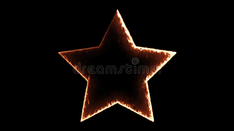 Abstract star fire frame stock illustration. Illustration of star ...