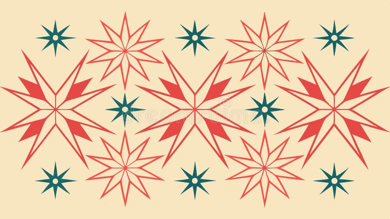 Abstract Star Geometric Pattern Background Vector, Vector Design ...