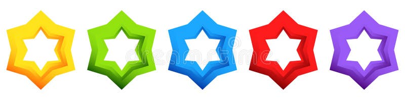 Abstract Star Icon, Design Element, Symbol Stock Vector - Illustration ...