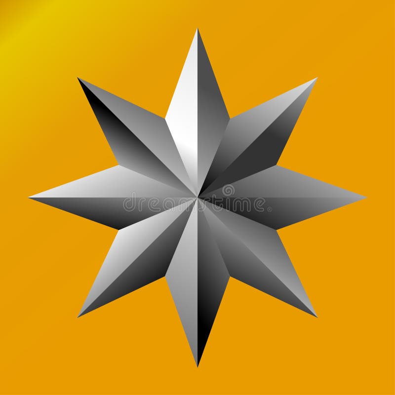 Abstract Star Icon. Vector Illustration Stock Vector - Illustration of ...