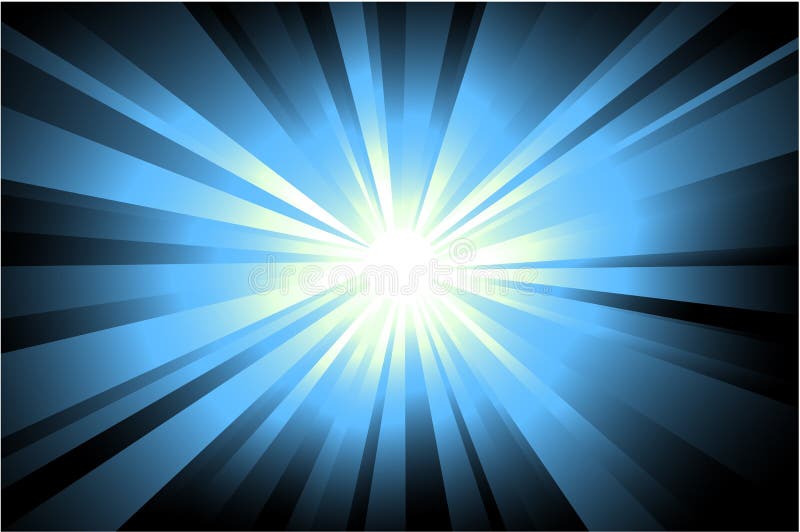 Compass Star Symbol Blue Light Halo Stock Illustration - Illustration ...