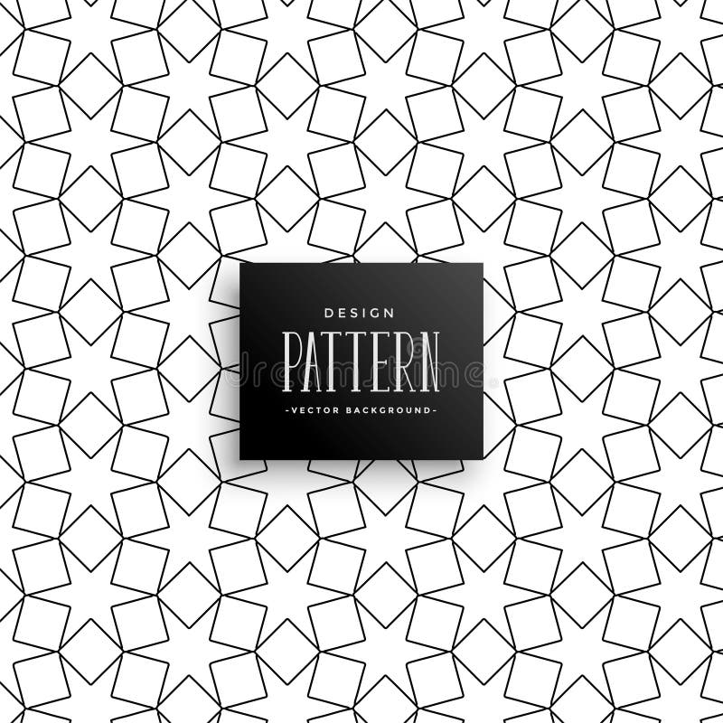 Abstract Star Line Pattern Background Stock Vector - Illustration of ...
