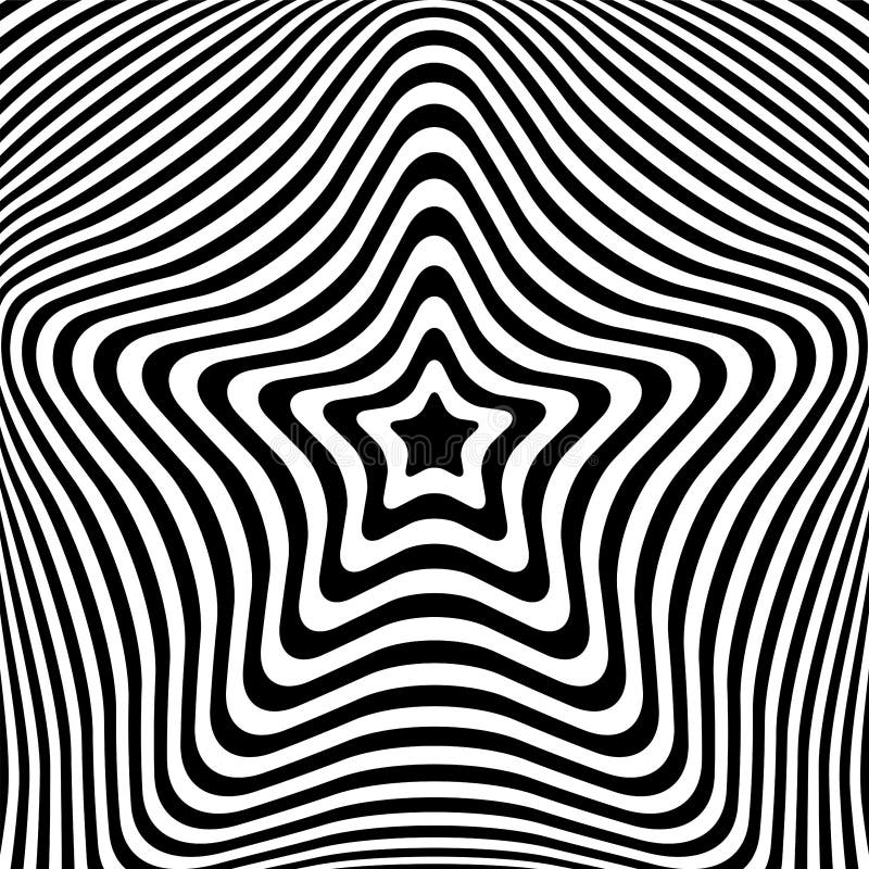 Abstract Star Pattern. Lines Texture Stock Vector - Illustration of ...