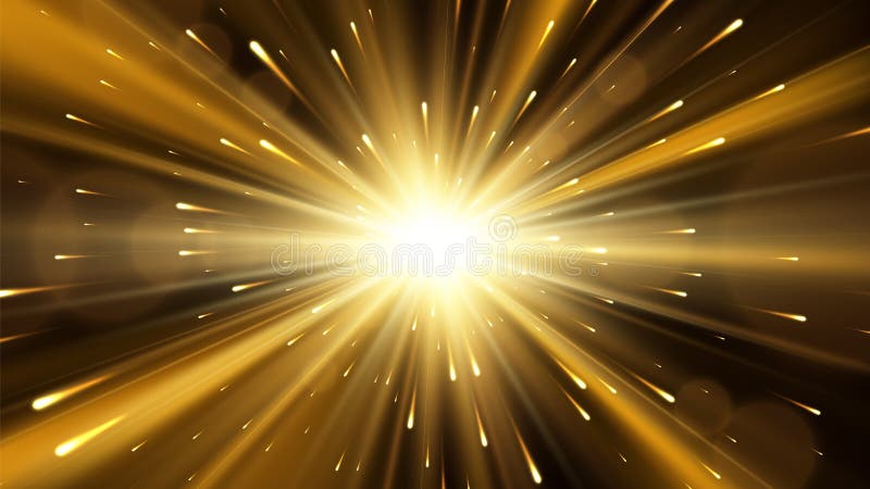 Abstract Star or Sun. Explosion Effect. Fast Motion Effect Stock Vector ...