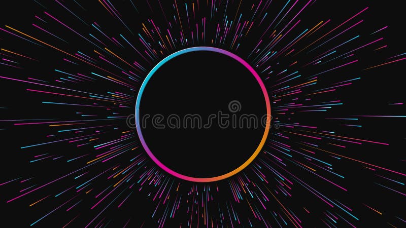Abstract Star or Sun. Speed Motion Lines. Explosion Effect Stock Vector ...