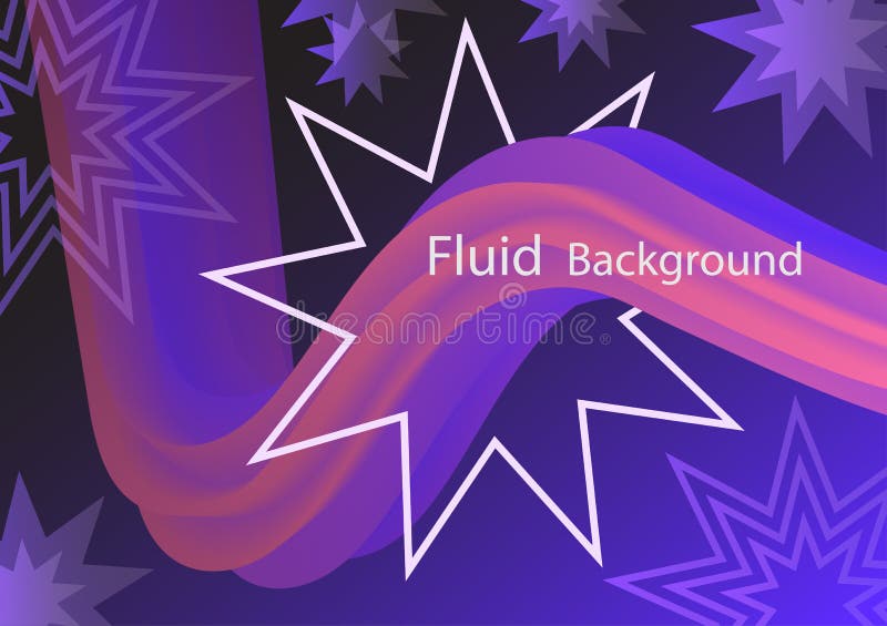 Abstract star wave color stock illustration. Illustration of flow ...