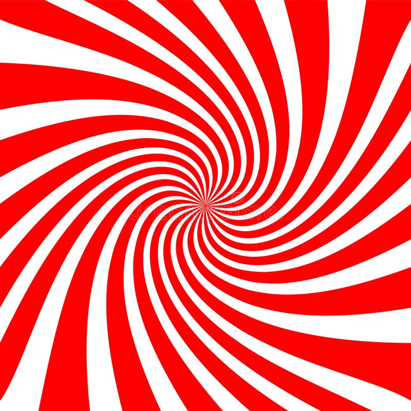 Abstract Starburst Red Background. Radial Lines in Curve Stock Vector ...