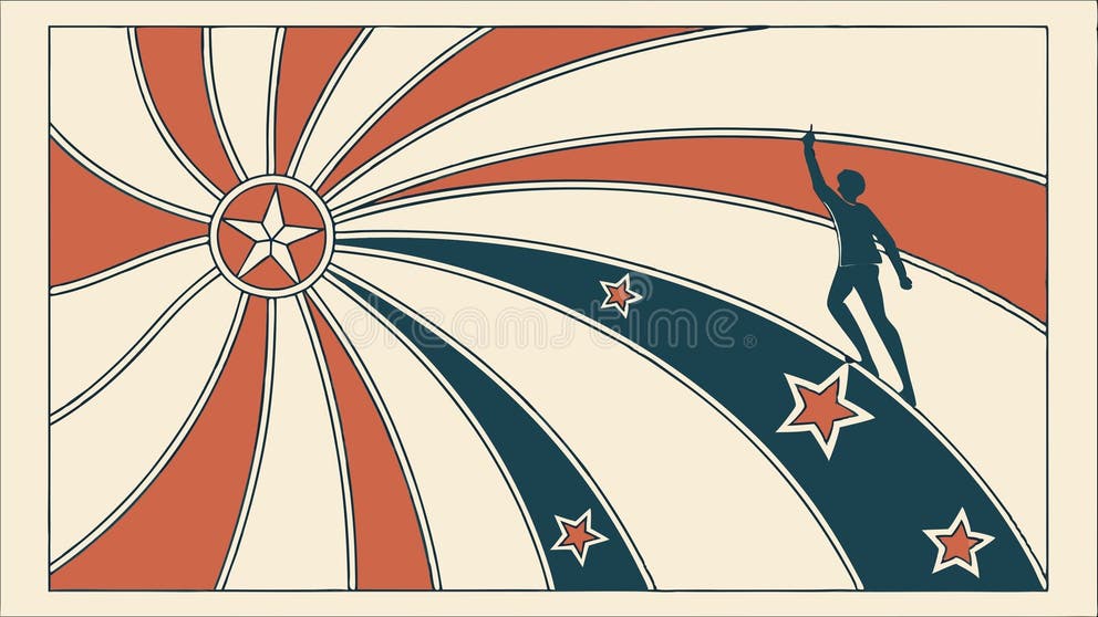 Abstract Starburst with Stripe Pattern Design Vector Design Generative ...