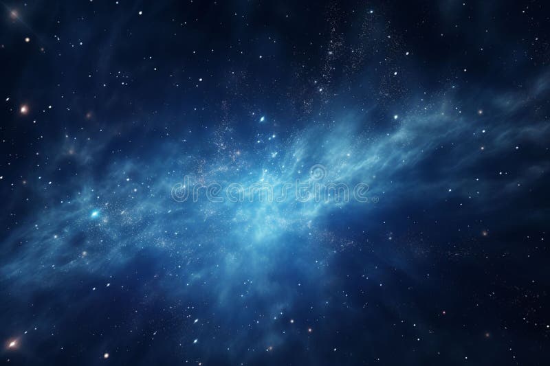 Abstract Starfield Background with Swirling Stock Illustration ...