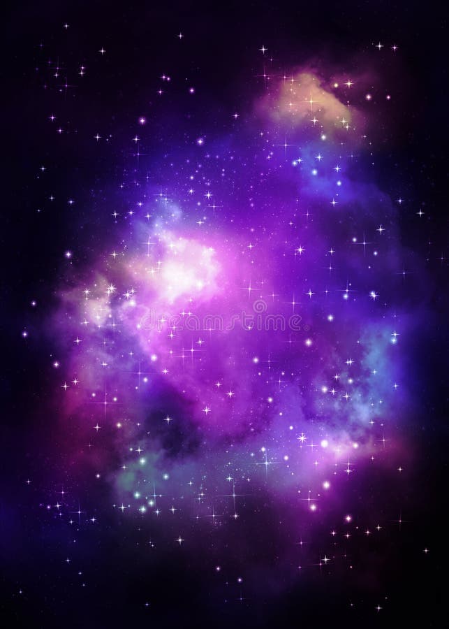 Abstract starry space stock illustration. Illustration of light - 256778843
