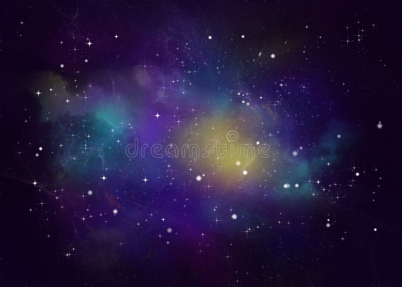 Abstract starry space stock illustration. Illustration of light - 256778843